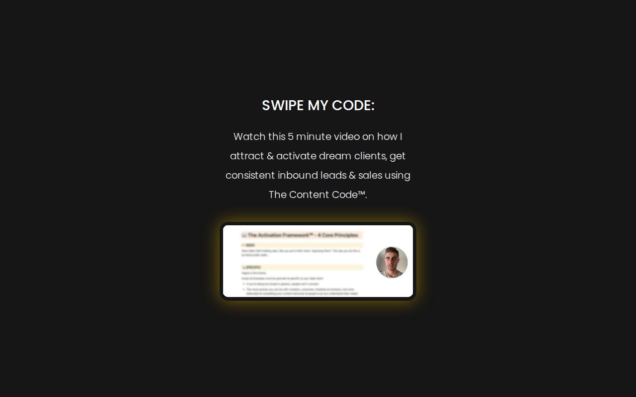 Swipe My Code